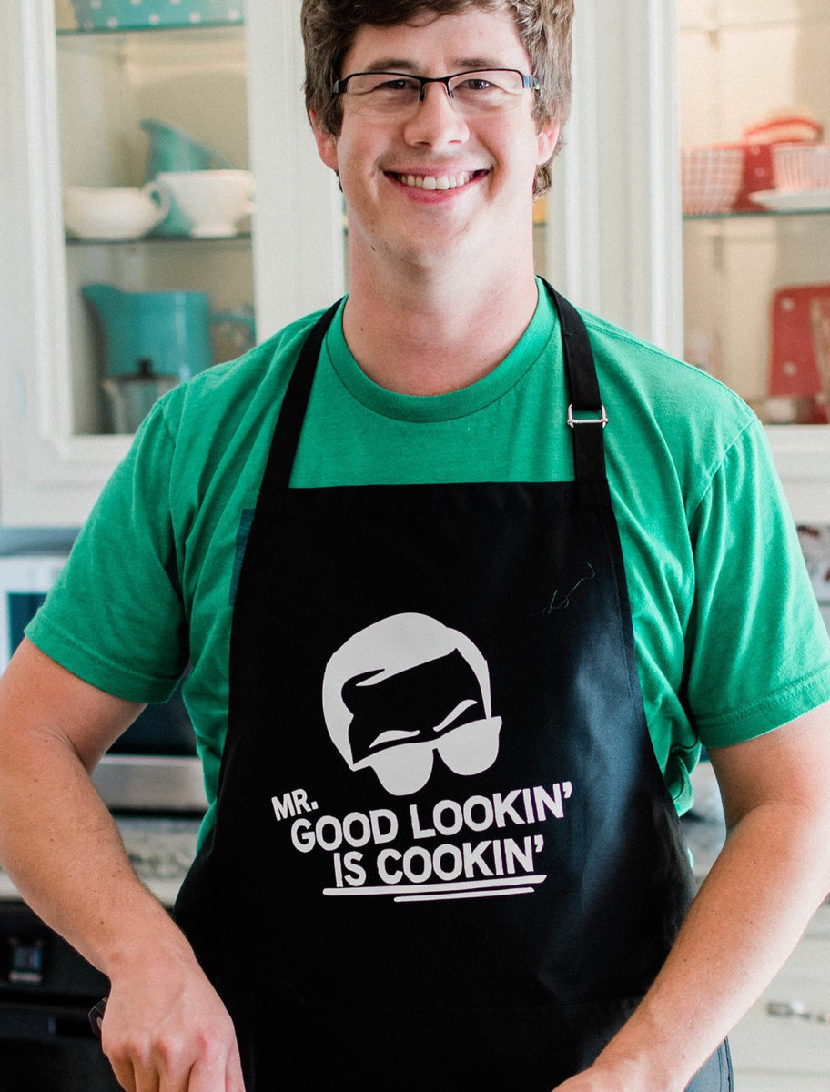 Mr. Good Looking Is Cooking - Men's Apron | ApronMen.com