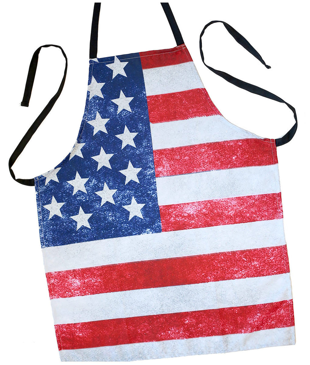 American Flag Apron - USA Kitchen Apron for Men | ApronMen.com